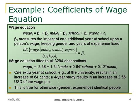 Econometrics Lecture 3 Regression Models Interpretation And Comparison