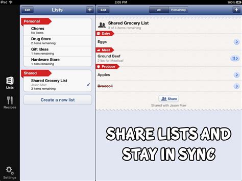 Anylist App Now Supports The Ipad Iclarified
