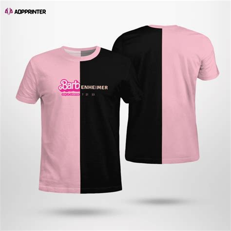 Barbie X Oppenheimer Barbenheimer 3d T Shirt Aopprinter