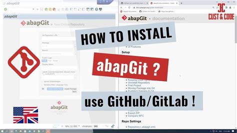 How To Install Abapgit In 2023 Use Github Gitlab With Abap English