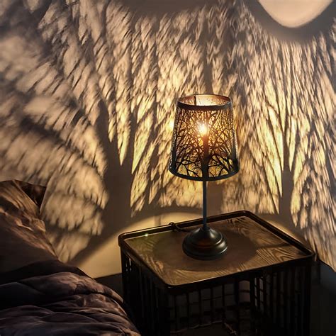 Table Lamp With Dimmer 3 Levels Dimmable Touch Switch Black Shadow Table Lamp For Sale North