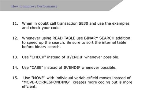 Ppt Sap Performance And Tuning Powerpoint Presentation Free Download