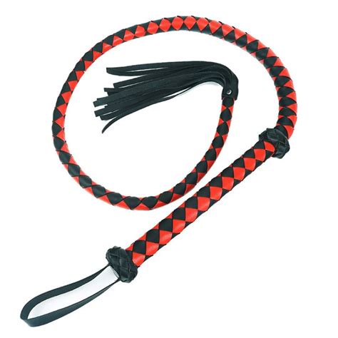 레드 가죽 꼰 노예 Bdsm 속박 말 채찍 섹시한 여왕 긴 섹스 채찍 Buy 긴 섹스 채찍 말 채찍 섹스 채찍 Product On