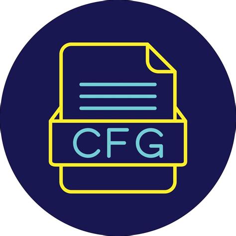 Cfg File Format Vector Icon 29924381 Vector Art At Vecteezy