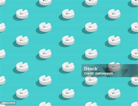 전원 기호 3d 아이소메트릭 원활한 패턴 기술 스타트업 컨셉 포스터 및 소셜 배너 포스트 디자인 일러스트레이션 스페이스가 있는