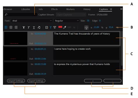 Learn To Work With Captions In Premiere Pro