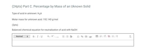 Solved Table Measurements For Standardization Of NaOH Chegg