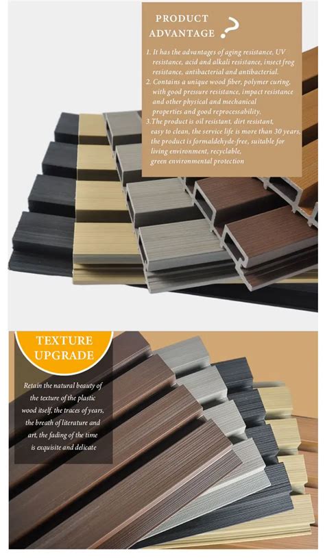 High Quality Co Extrusion Wpc Wall Cladding For Outdoor