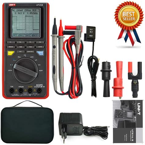 Uni T Ut81b Digital Multimeter Mini Oscilloscope Input Diode Ac Dc A7 £142 72 Picclick Uk