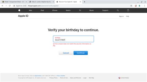 Put Wrong Birthday For Apple Id And Its T Apple Community