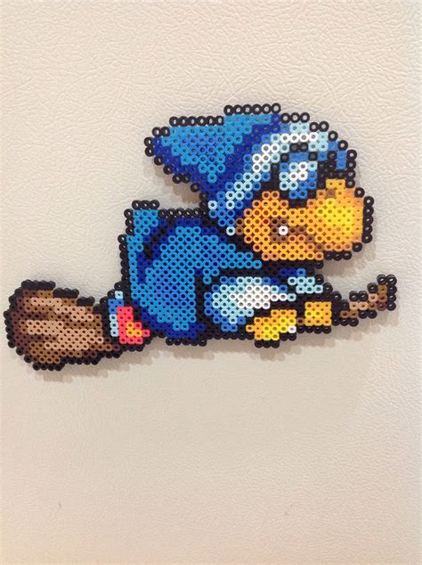 Mario Kart 64 Blue Shell Sprite Hama Perler Bead Pixel Art Artofit