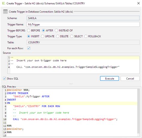 Creating A Trigger In Dbvisualizer A Detailed Guide