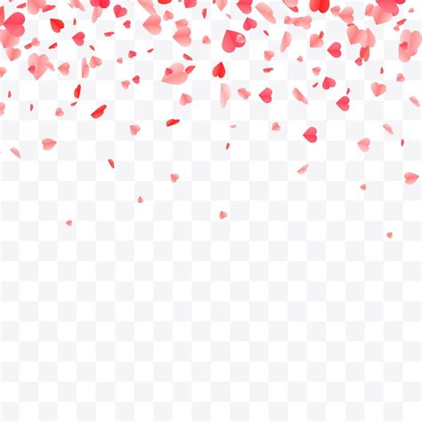 하트 모양 색종이 배경 발렌타인 데이 디자인 프리미엄 벡터