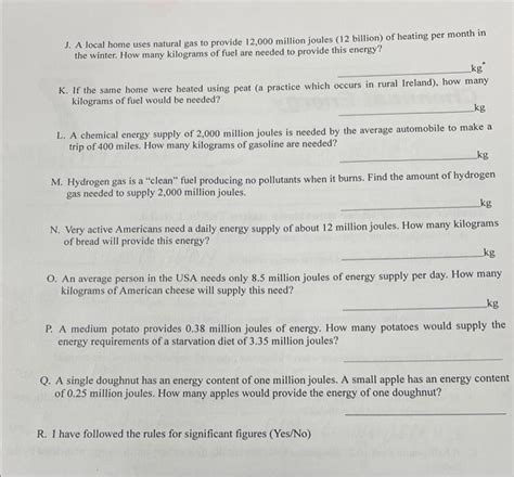 solved table 1 heats of conbustion these items are