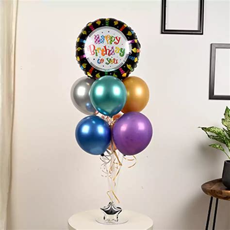 Happy Birthday Balloon Bouquet Balloon Decoration In Surat Togetherv
