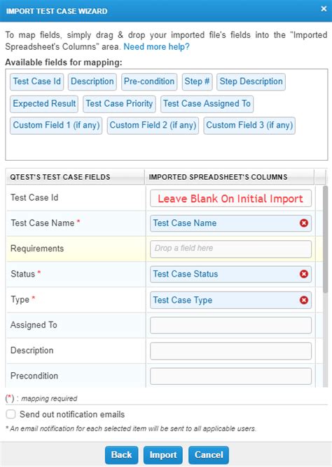 Import Or Modify Test Cases Using Microsoft Excel