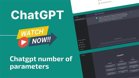 Chatgpt Number Of Parameters Youtube