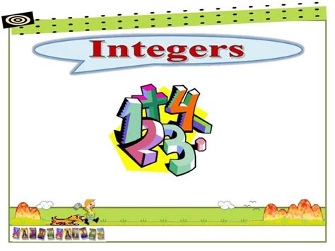 PPT Integers PowerPoint Presentation Free Download ID 4684126