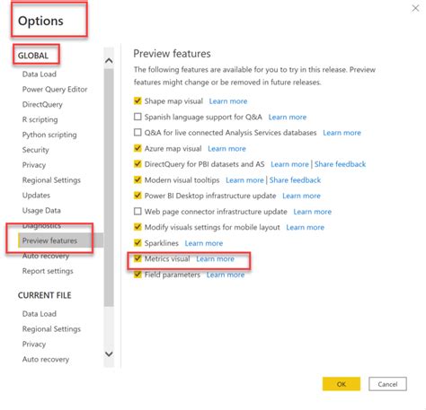solved metrics visual not appearing microsoft fabric community