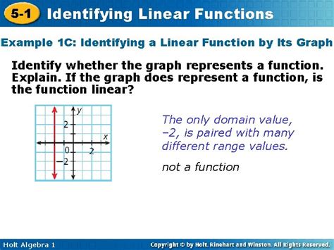 5 1 Identifying Linear Functions Warm Up Lesson