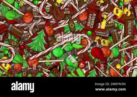 This Animated Candy Backdrop Was Hand Drawn On Photoshop And Animated In After Effects Perfect