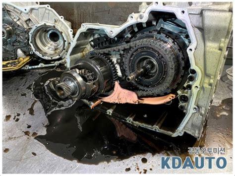 포드 익스플로러 미션슬립으로 미션 정비 및 누유 수리 작업사진 수입차오토미션