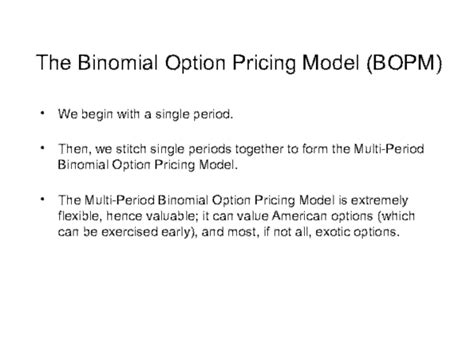 Ppt Binomial Options Pricing Model