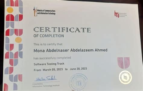 Mona Abdelnaser On Linkedin Istqb Istqbcertified Testing Softwaretesting