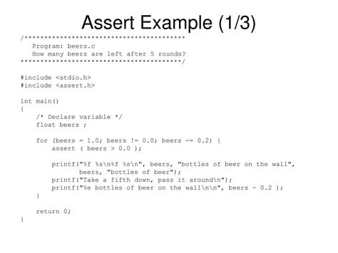 Ppt Assert Example 13 Powerpoint Presentation Free Download Id