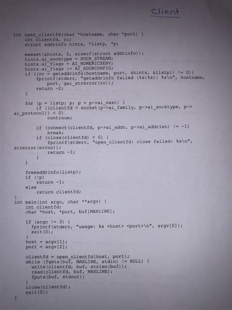solved write two c programs one as a client and the other as