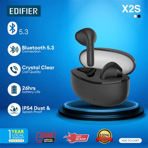 Edifier X2s Wireless Bluetooth Headset 53 Ai Noise Cancellation