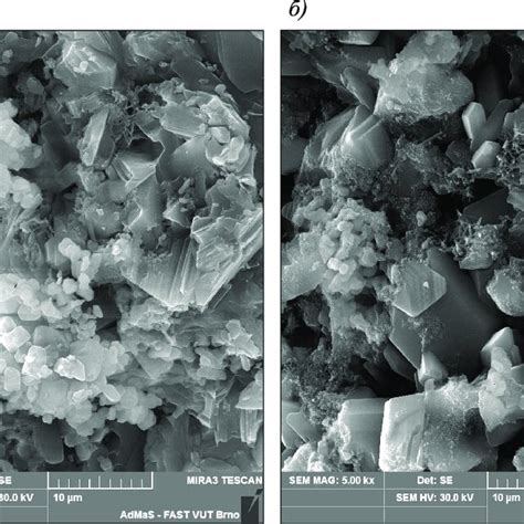Microstructure Of The Control Sample A And The Modified One 8 Of