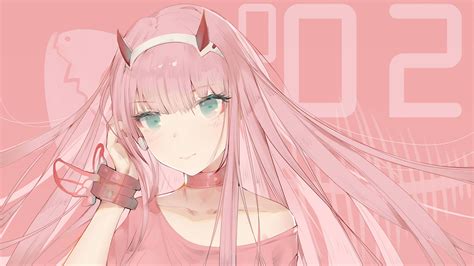 Zero Two Wallpaper K Pink Aesthetic