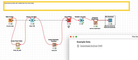 Download Zip Folder With Multiple Files From Temp Folder Knime Server