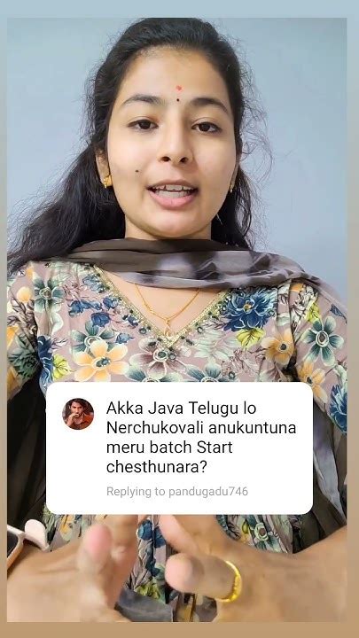 Java Course In Telugu Contact 9154083255 Youtube