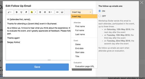 Automated Email Messages