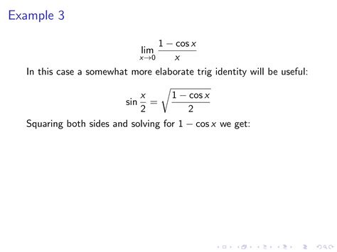 Trigonometric Limits Pdf