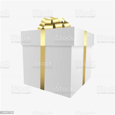 금 활이있는 흰색 선물 상자 크리스마스와 생일 선물 컬렉션 3차원 형태에 대한 스톡 벡터 아트 및 기타 이미지 3차원 형태 기념일 나비매듭 Istock