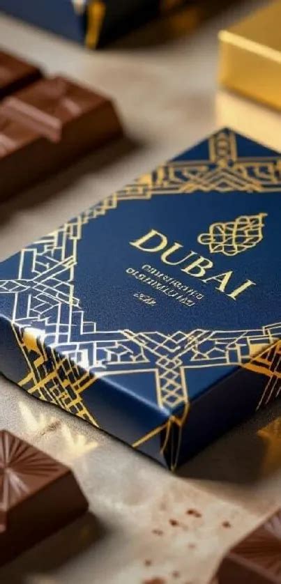 Luxury Dubai Chocolate Packaging Free Download