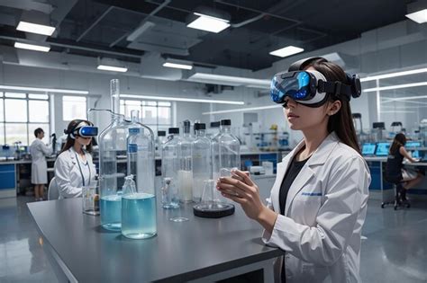premium ai image virtual reality chemistry labs immersive learning in