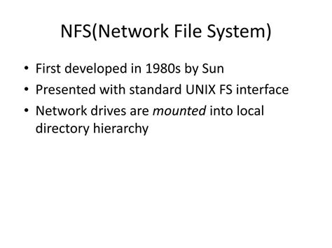 Ppt Nfs Afs Gfs Powerpoint Presentation Free Download Id2215208
