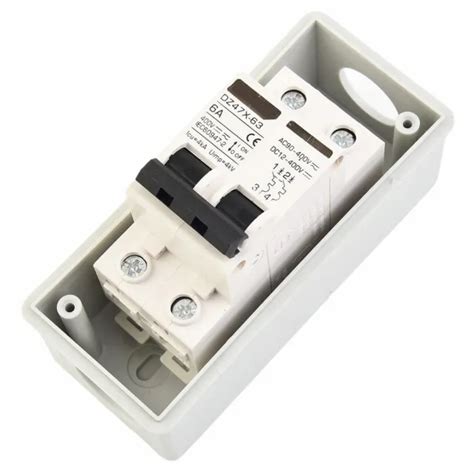 SOLAR PV CELL Combiner Box AC Circuit Breaker Switch IP Waterproof A Way PicClick UK