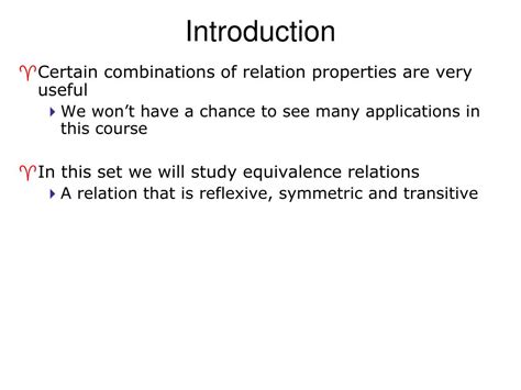 Ppt Discrete Mathematics Equivalence Relations Powerpoint