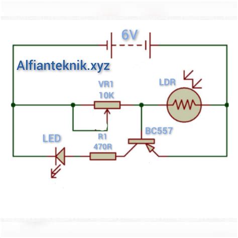 Cara Membuat Rangkaian Sensor Cahaya Menggunakan Ldr Alfian Teknik