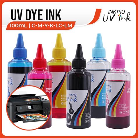 Inkpiu Dye Ink UV Ink Ml Colors Universal Dye Ink Shopee Philippines