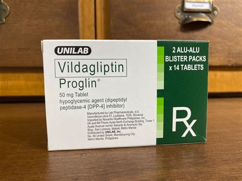 Vildagliptin Proglin 50mg Tablet Meds For All