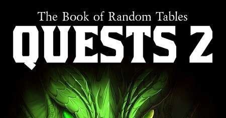 The Book Of Random Tables Quests 2 RPG Item RPGGeek