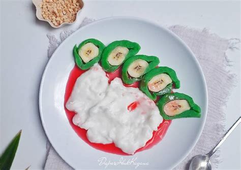 Resep 1026 Es Pisang Ijo Khas Makasar Takaran Sendok Oleh Dapur Ibuk Kayana Cookpad