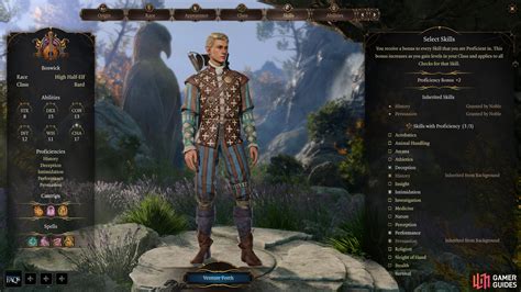 Starting Skills By Class And Race In Baldurs Gate 3 Getting Started Gameplay Baldurs