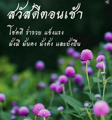 อรุณสวัสดิ์ยามเช้าคะ